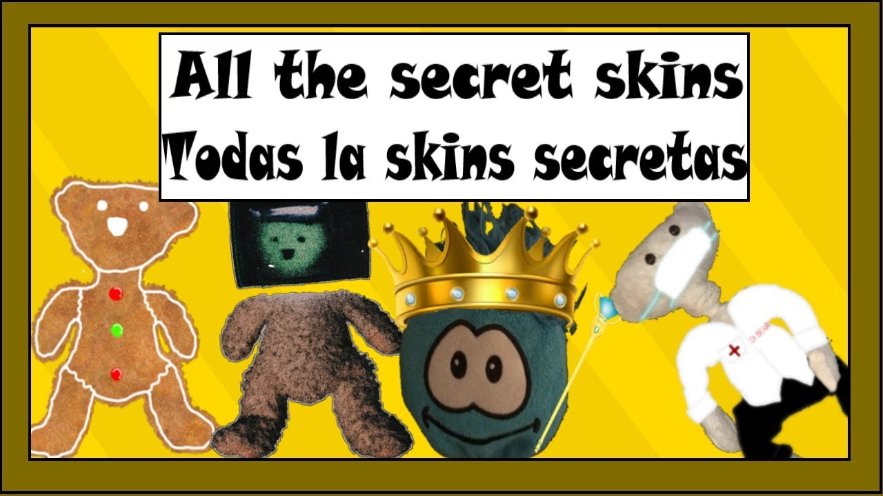 All The Secret Skins Bear Alpha Super Roleplay Youtube