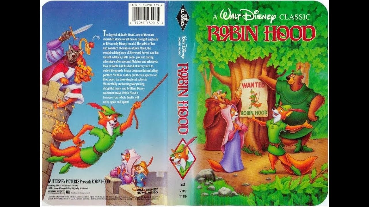 Opening To Robin Hood 1991 Vhs Youtube