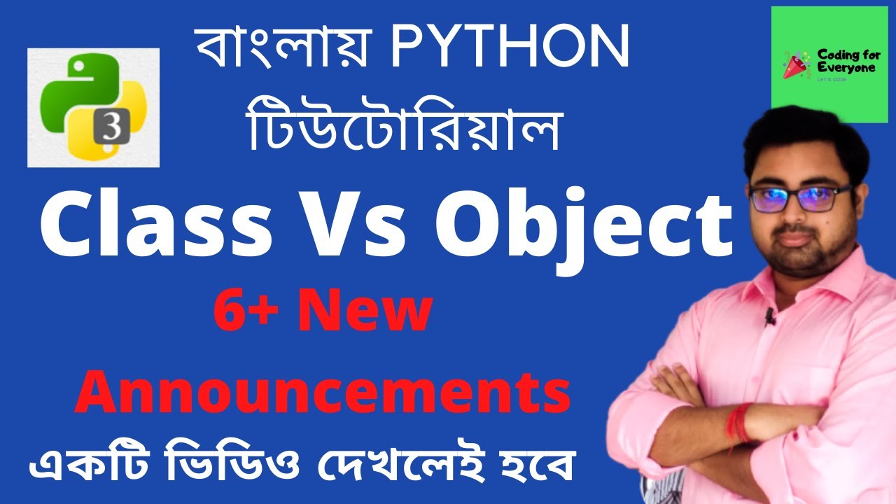 30 Class And Object In Python Bangla Python Tutorial Bangla