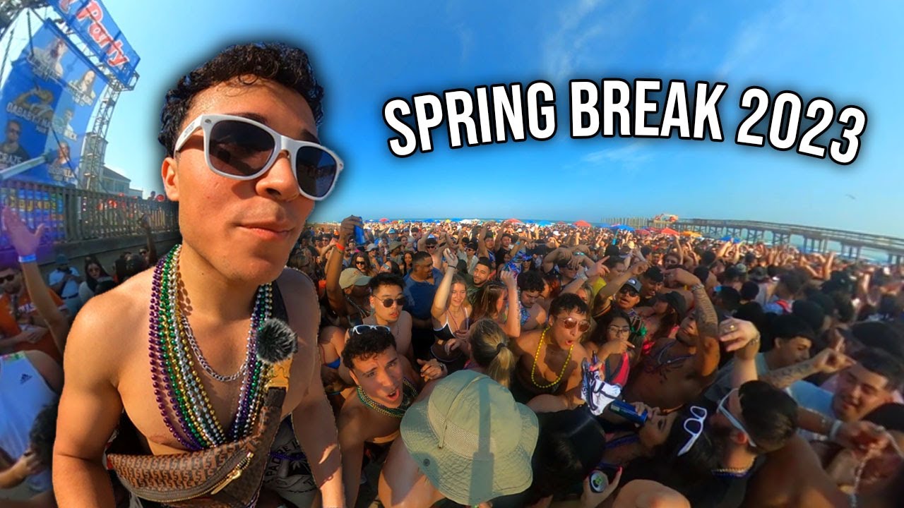 Spring Break 2023 South Padre Island Claytons Beach Party Gets Lit
