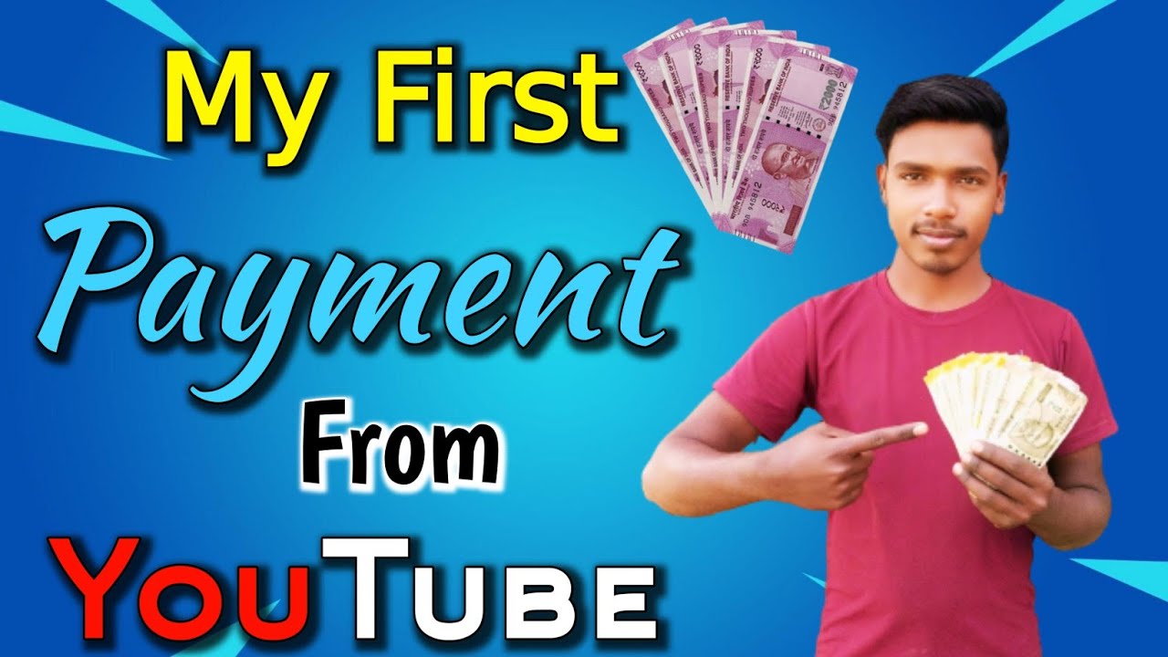 My First Payment First Payment From Youtube Rahulhelptech