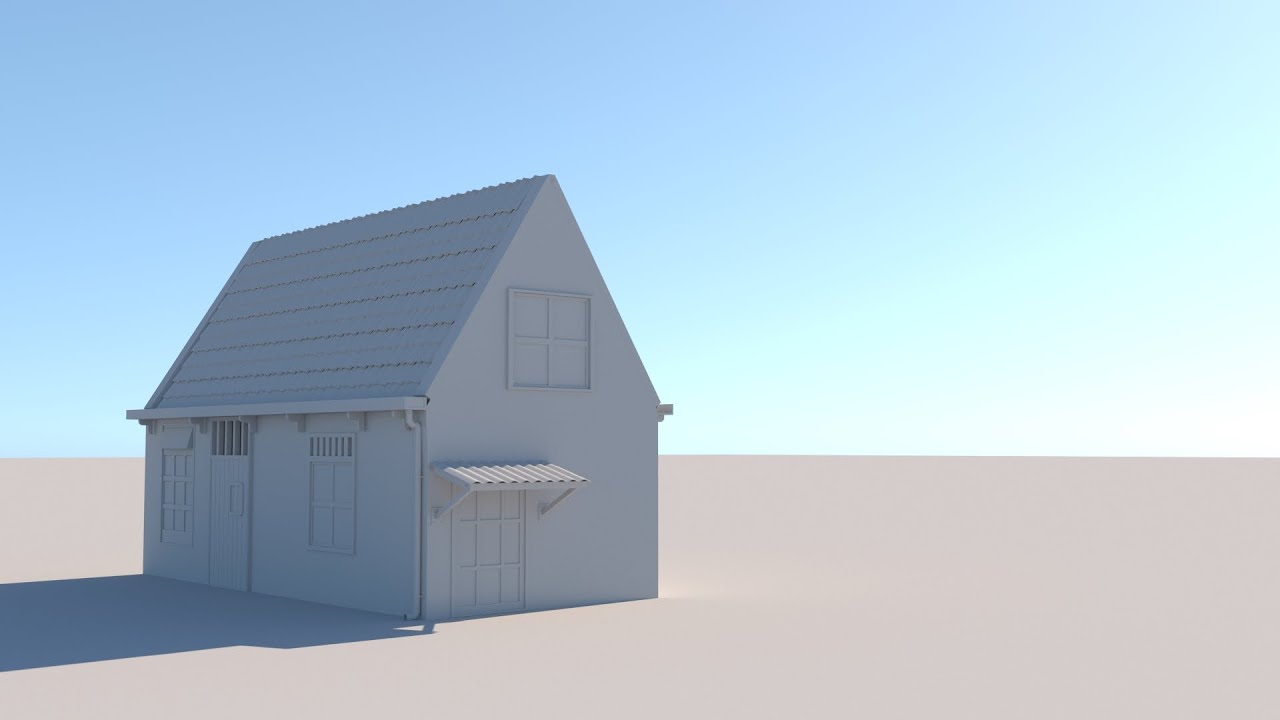 House Modeling 3ds Max Youtube