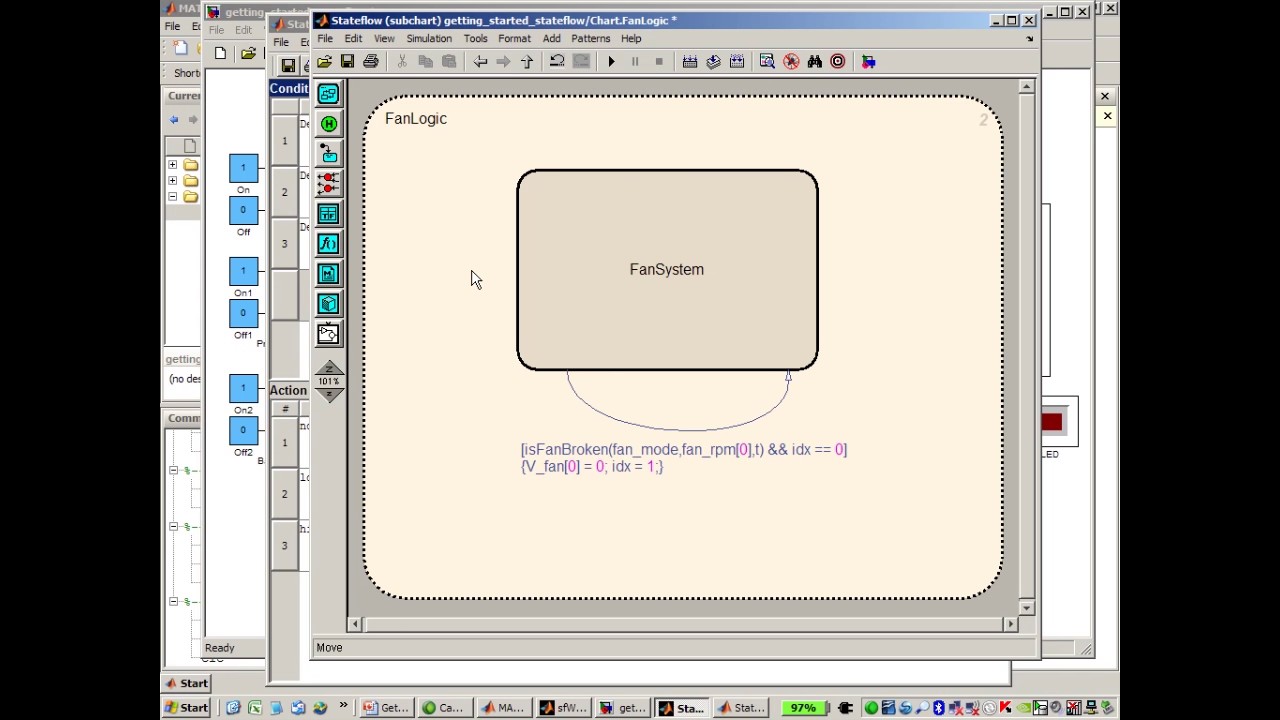 Stateflow Tutorials Part 3 Matlab And Simulink Functions Youtube