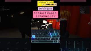 Mockingbird Easy Roblox Piano Tuto Virtual Piano Sheets Mp3 Music & Mp4 ...