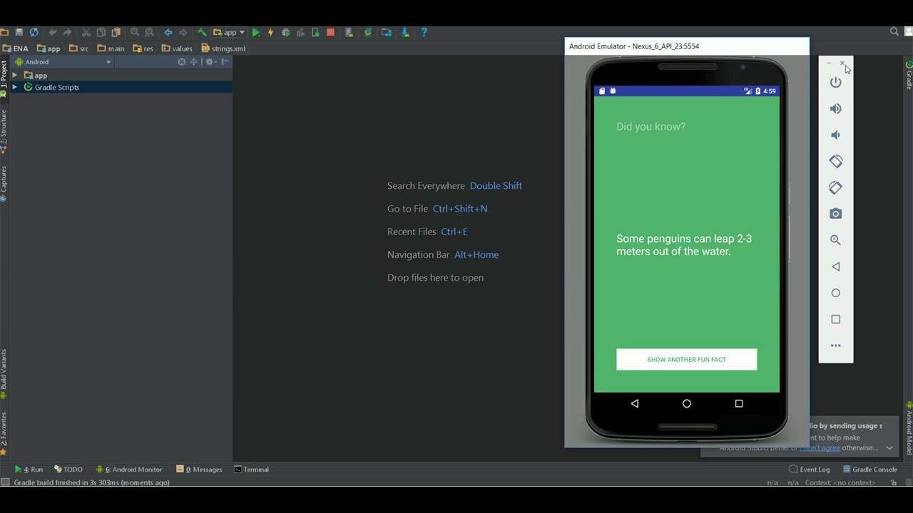 Simple Android App Java Android Studio Youtube