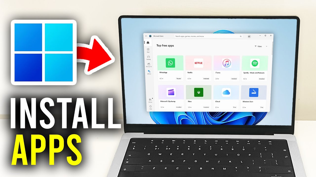 How To Install Apps On Laptop Pc On Windows Full Guide Youtube
