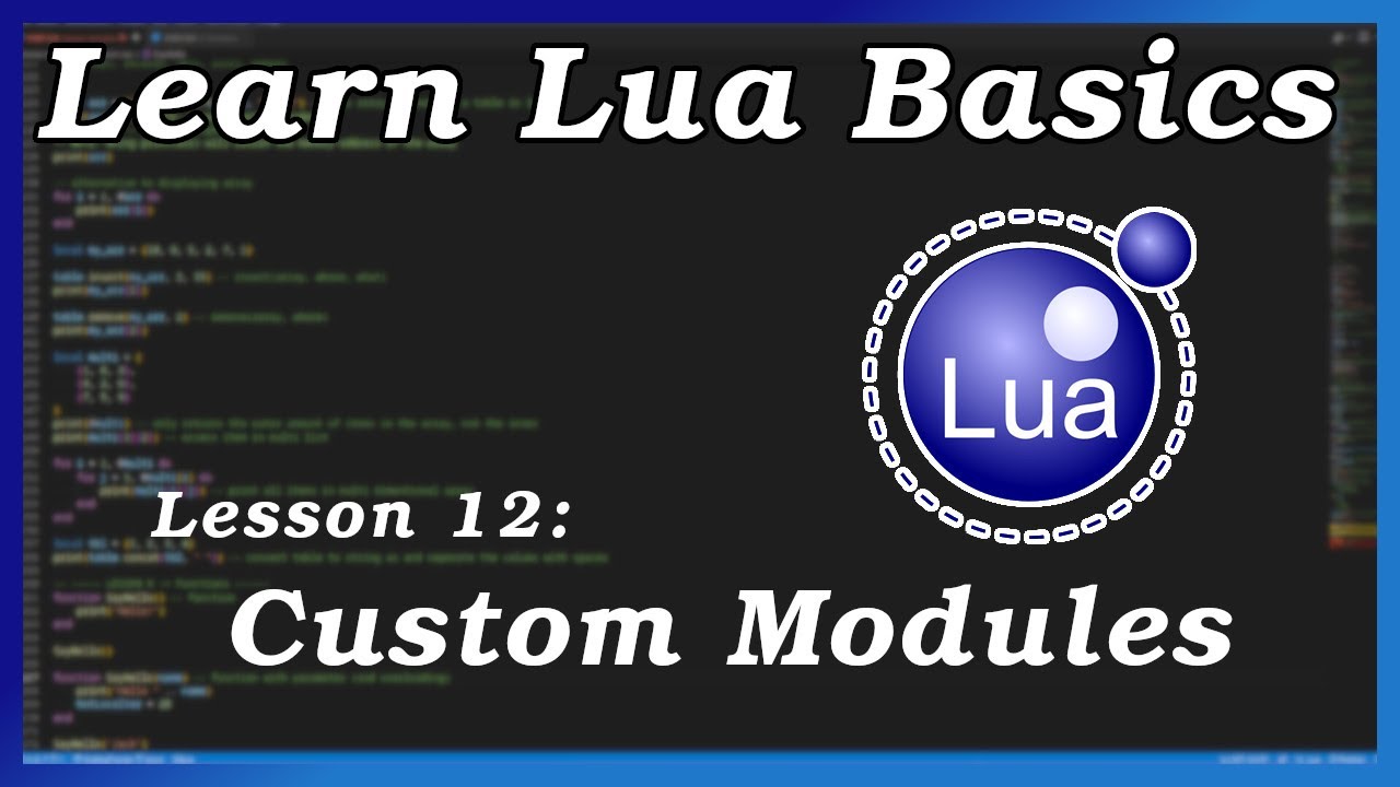 Modules Based On Lua At Sara Swasey Blog