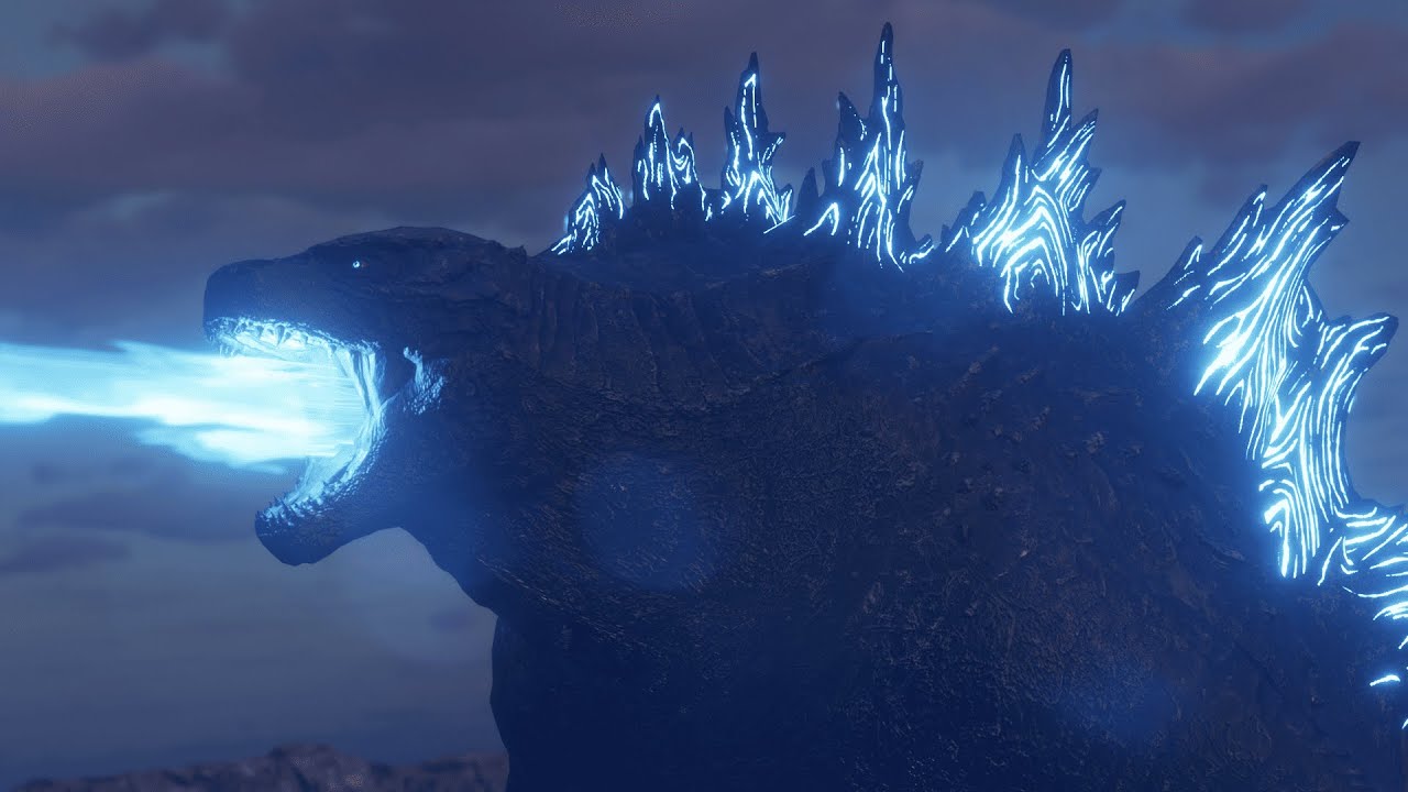 Godzilla S Atomic Breath A Blender Animation Youtube