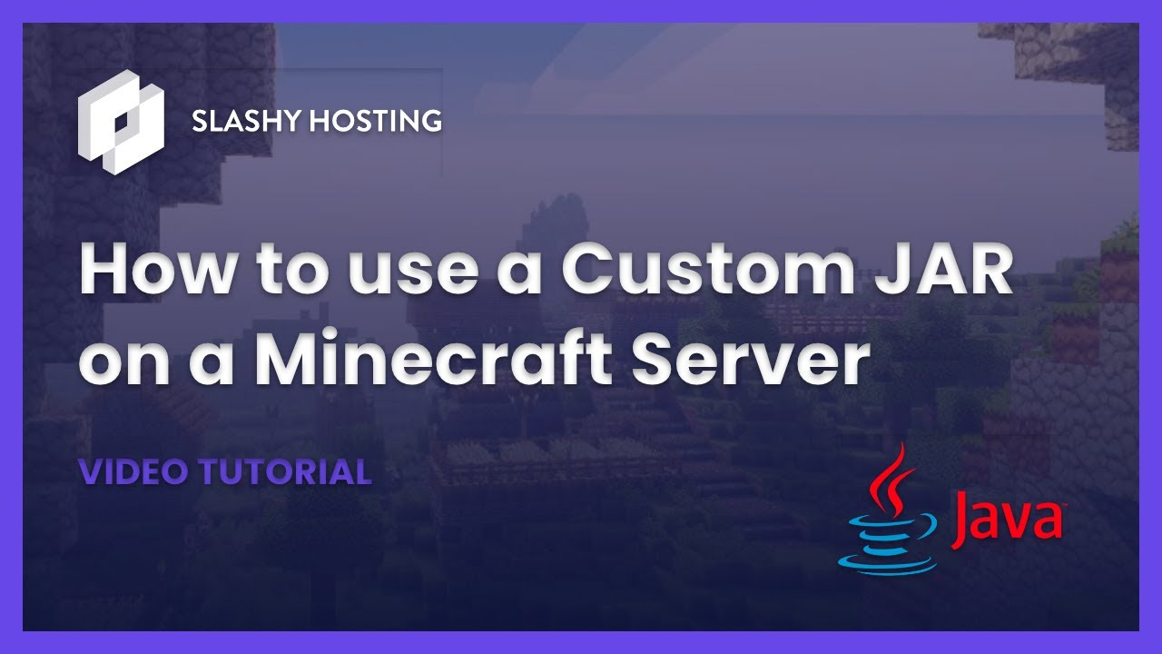 How To Install A Custom Jar On A Minecraft Server Minecraft Tutorial