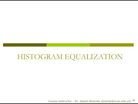 Ch 03 Part 06 Histogram Equalization Youtube