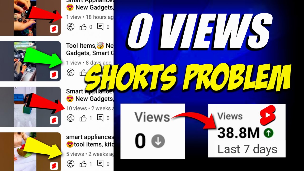 Shorts 0 Views Problem Shorts Views Freeze Problem Youtube Shorts 0