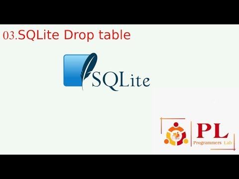 03 Sqlite Drop Table Youtube