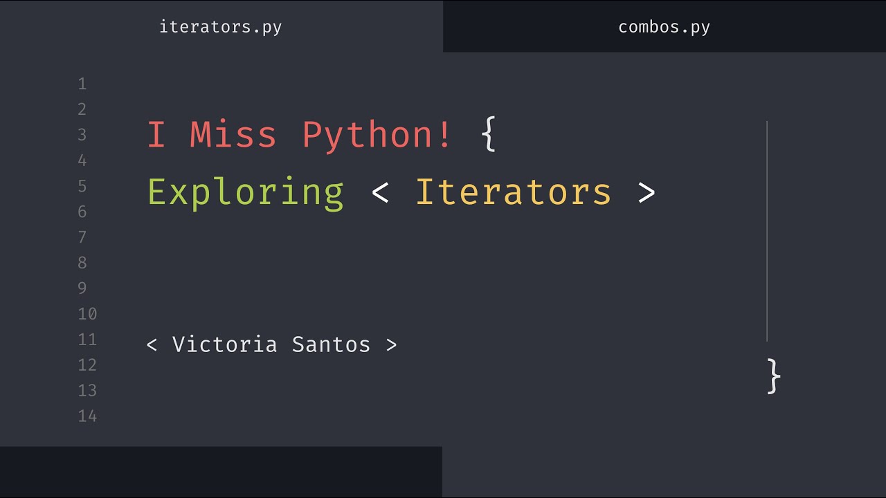I Miss Python Exploring Iterators Youtube