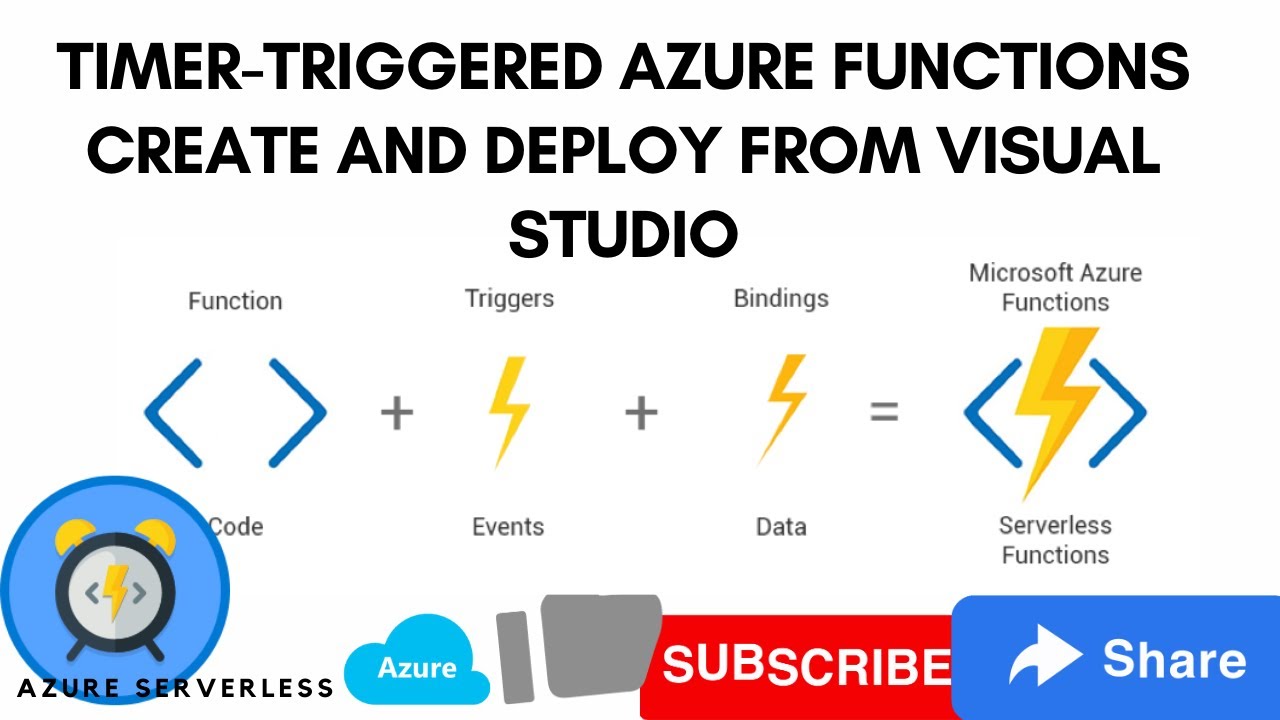 Create And Deploy Timer Triggered Azure Functions From Visual Studio