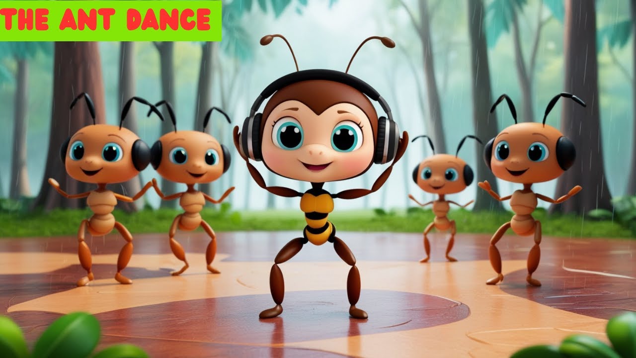 The Ant And The Friends Dance Nursery Rhymes Nurserypoems Baby
