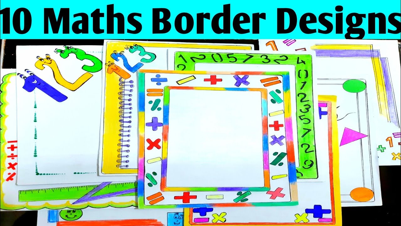 Math Border Templates