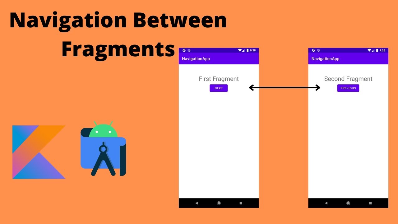 Navigation Between Fragments In Android Studio Kotlin Youtube