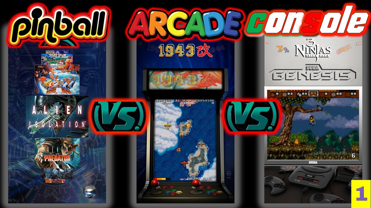 Coinops Pinball Vs Arcade Vs Consoles Full Run For Vertical Screen