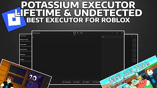 Undetected Potassium Executor 100 Unc Sunc Roblox Executor Lifetime ...