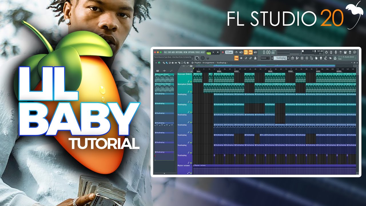 How To Create A Lil Baby Type Beat On Fl Studio 2019 Guitar Trap