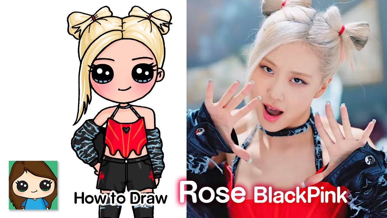 Blackpink Rose Cartoon Drawing Infoupdate Org