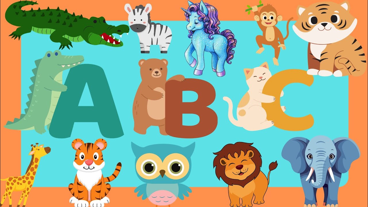Alphabet Animals Song For Kids Animal Abc Learn The Alphabet
