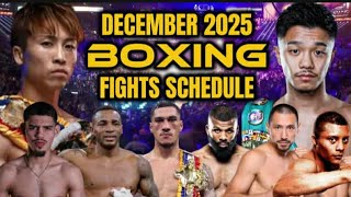 December 2025 Boxing Fights Schedule Wentontv Mp3 Music & Mp4 video ...