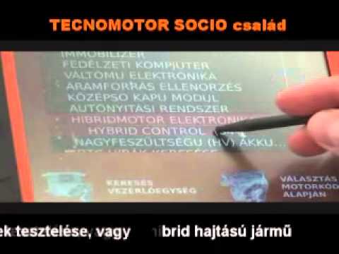 Tecnomotor Socio Hibakódolvasó és Rendszerteszter Youtube