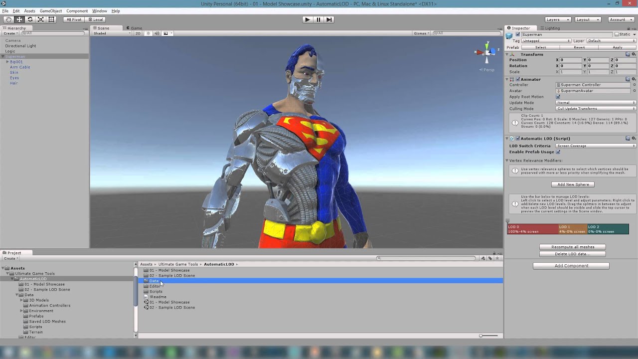 Automatic Lod For Unity Youtube