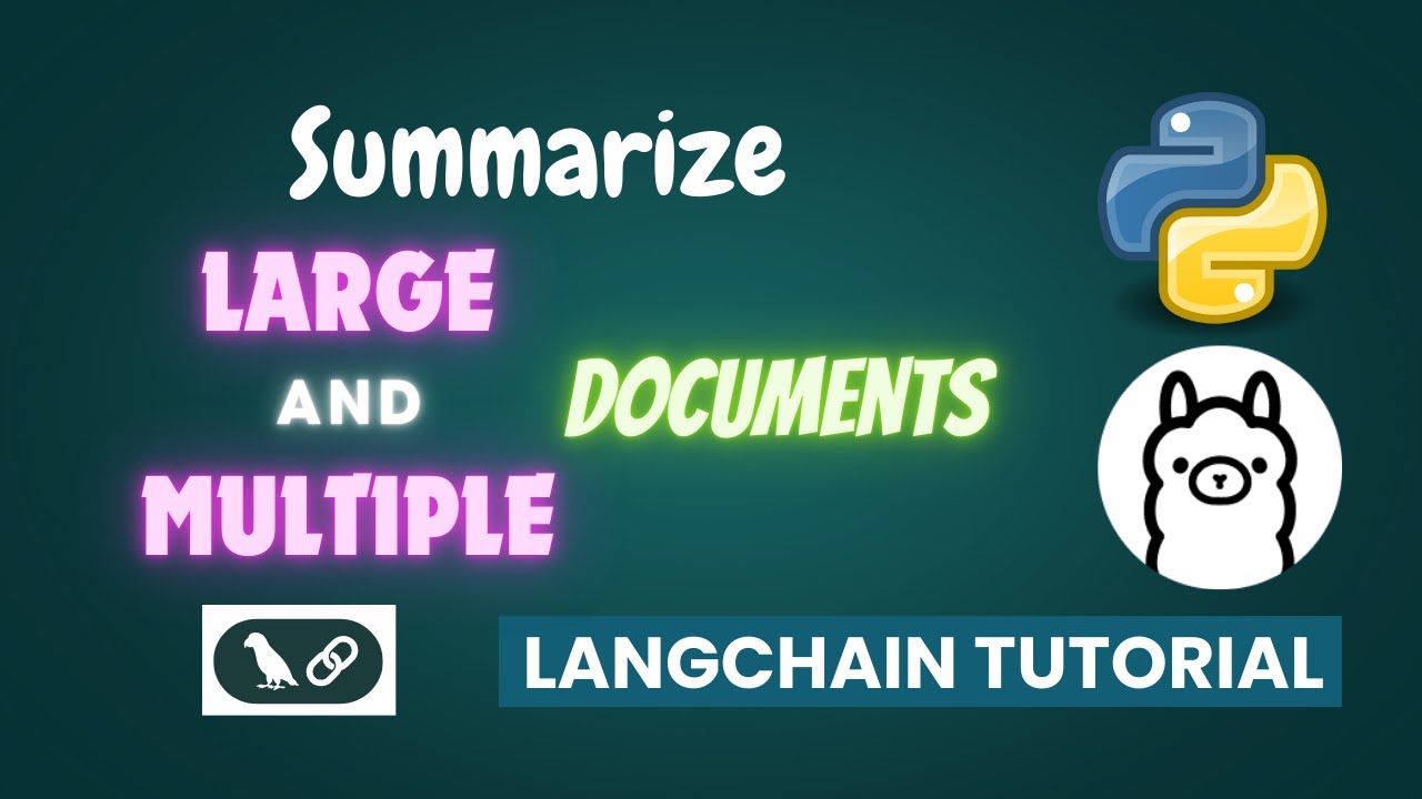Summarizing Large Multiple Documents With Llms Langchain Tutorial