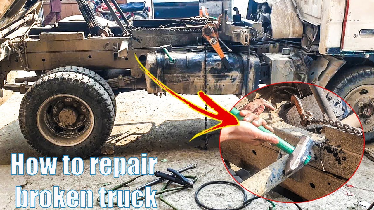 How To Repair Broken Truck Truck Frame Repair Youtube
