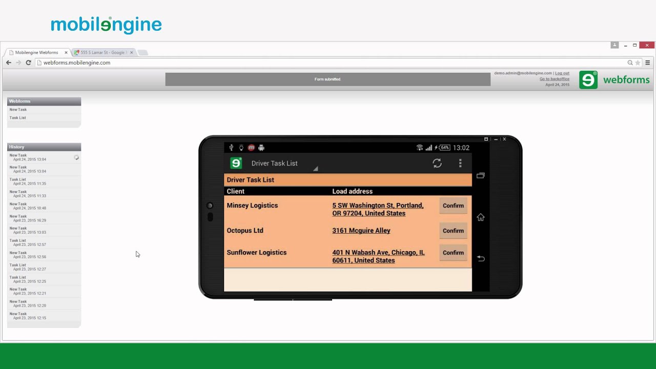 Mobilengine Webforms Youtube