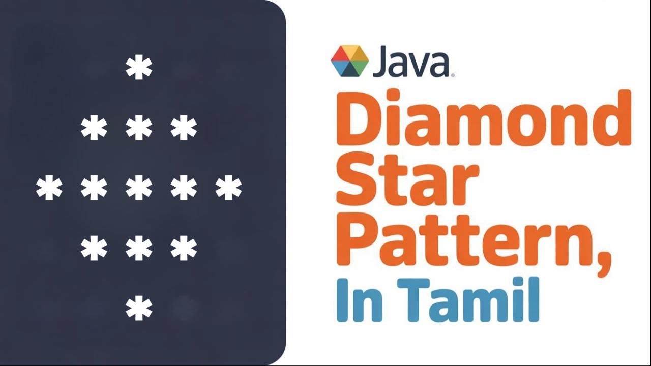 How To Solve Diamond Star Pattern In Java Pattern Program In Java