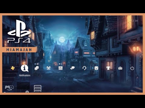 Full Moon Town Hiq Ace Ps4 Dynamic Theme Hd Youtube