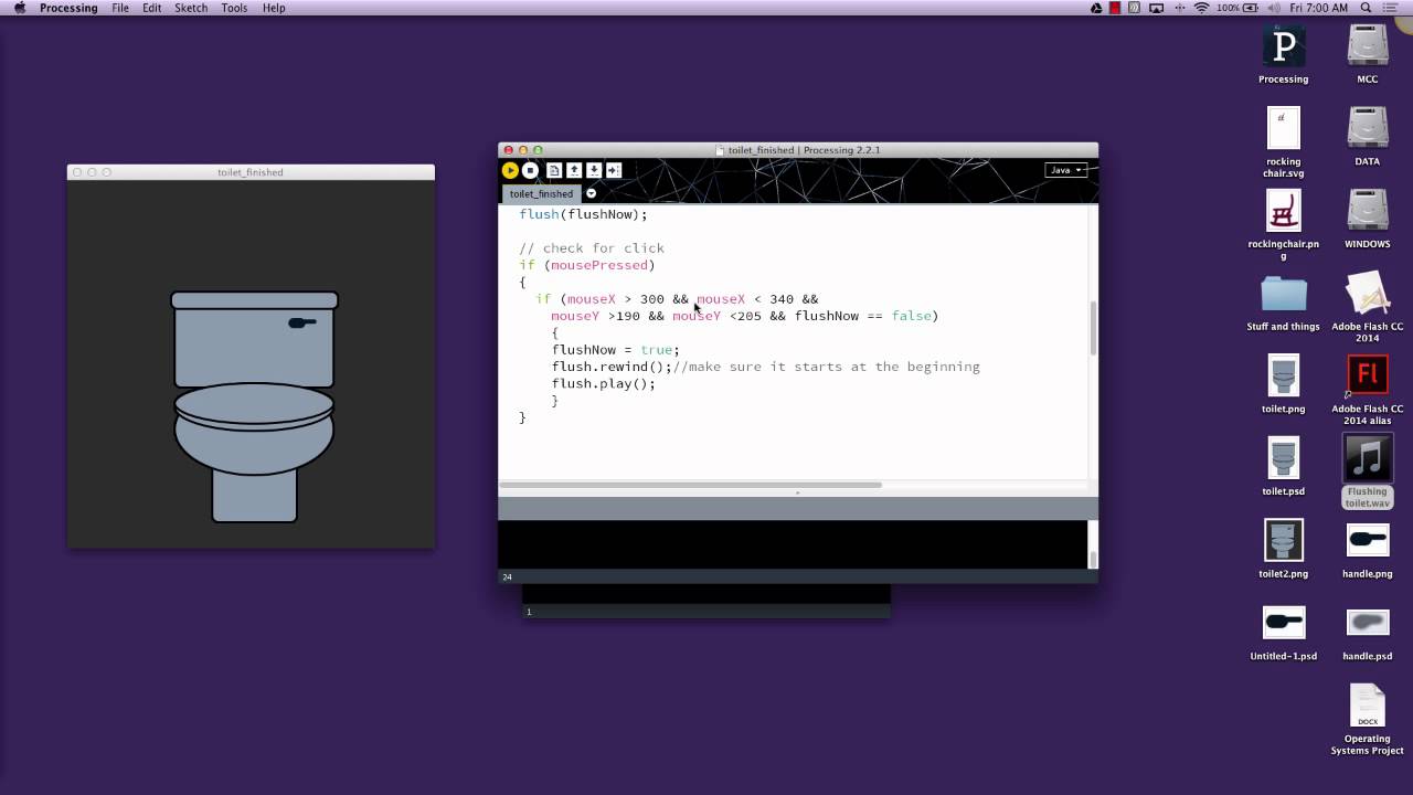 Processing Adding Sound Youtube
