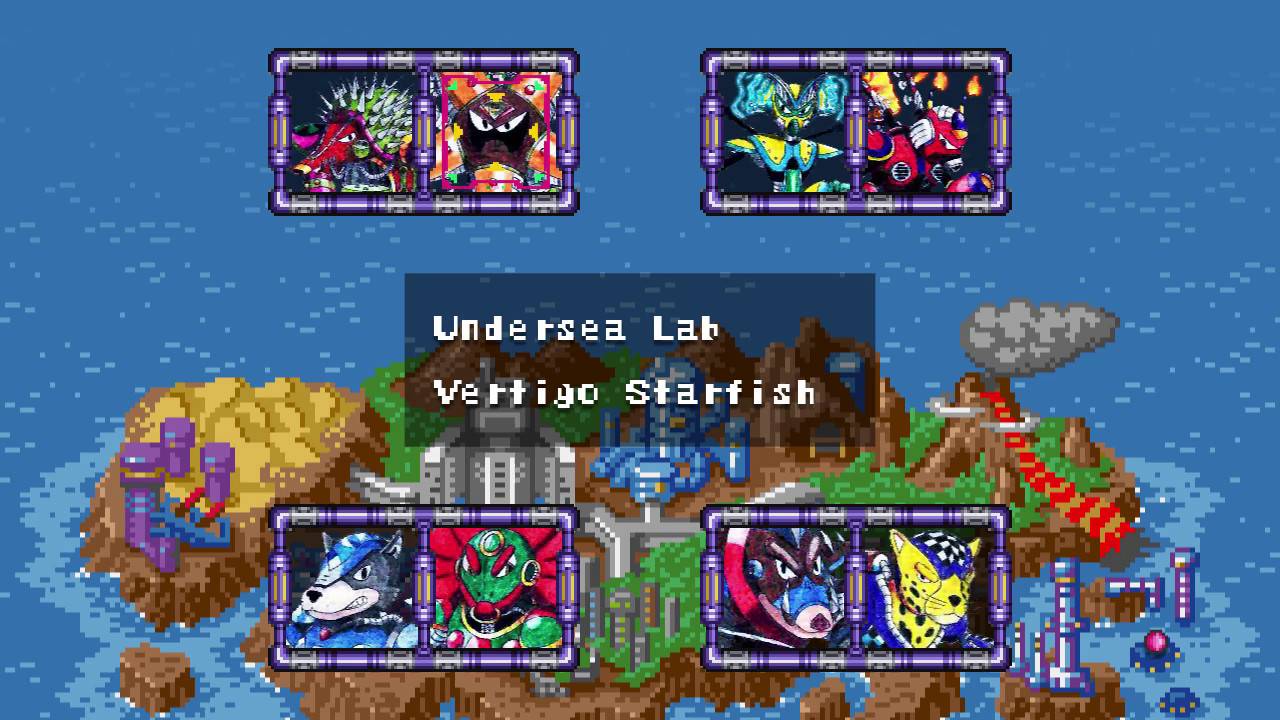 Mega Man X Custom Stage Select Theme Youtube