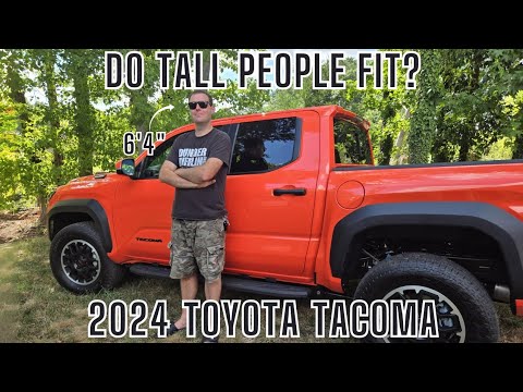 Can Tall People Fit In A 2024 Toyota Tacoma See The Results Youtube