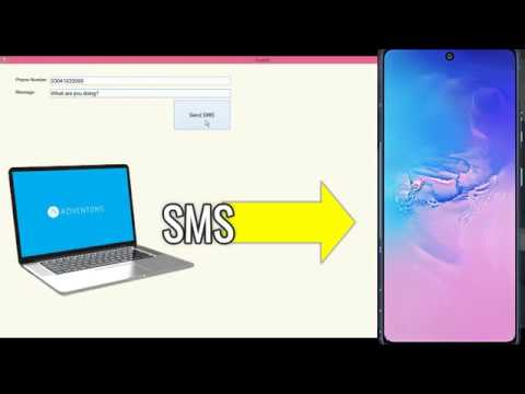 Send Sms Via Vb Net Application Using Your Android Phone Youtube