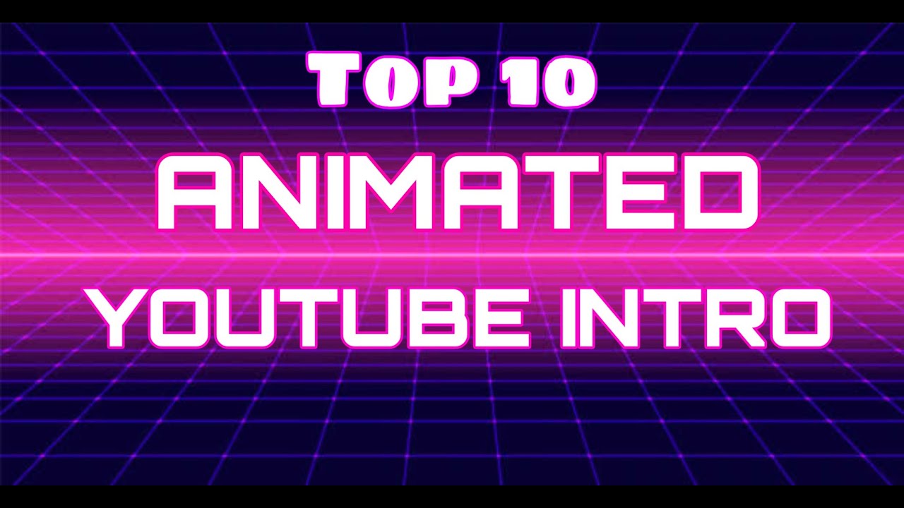 Intro Animation Youtube