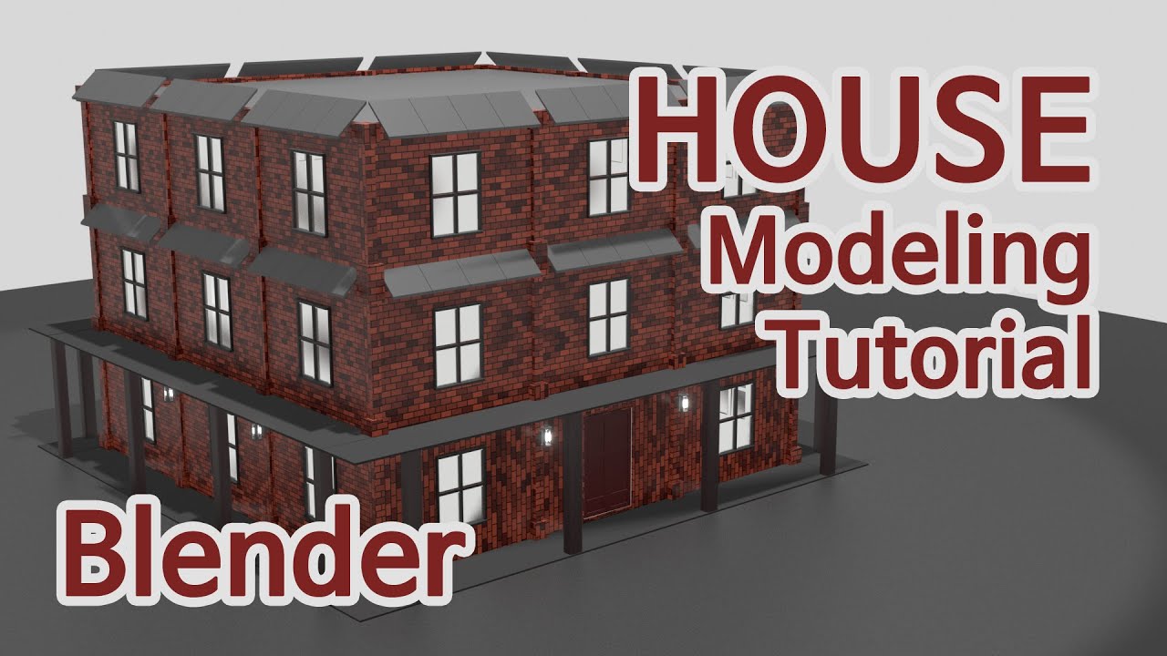 Blender House Modeling Tutorial Youtube