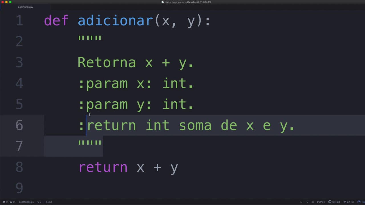 Docstrings Em Python Python Tutorial 40 Youtube