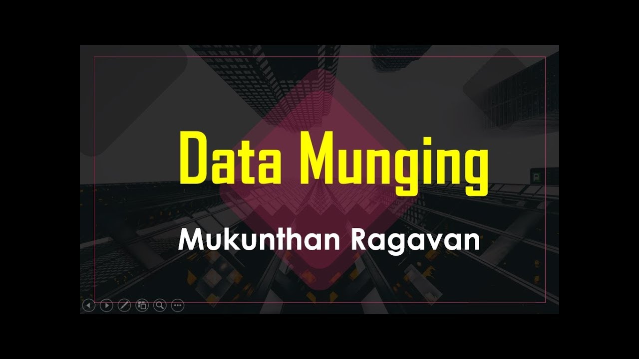 Python Data Munging Youtube