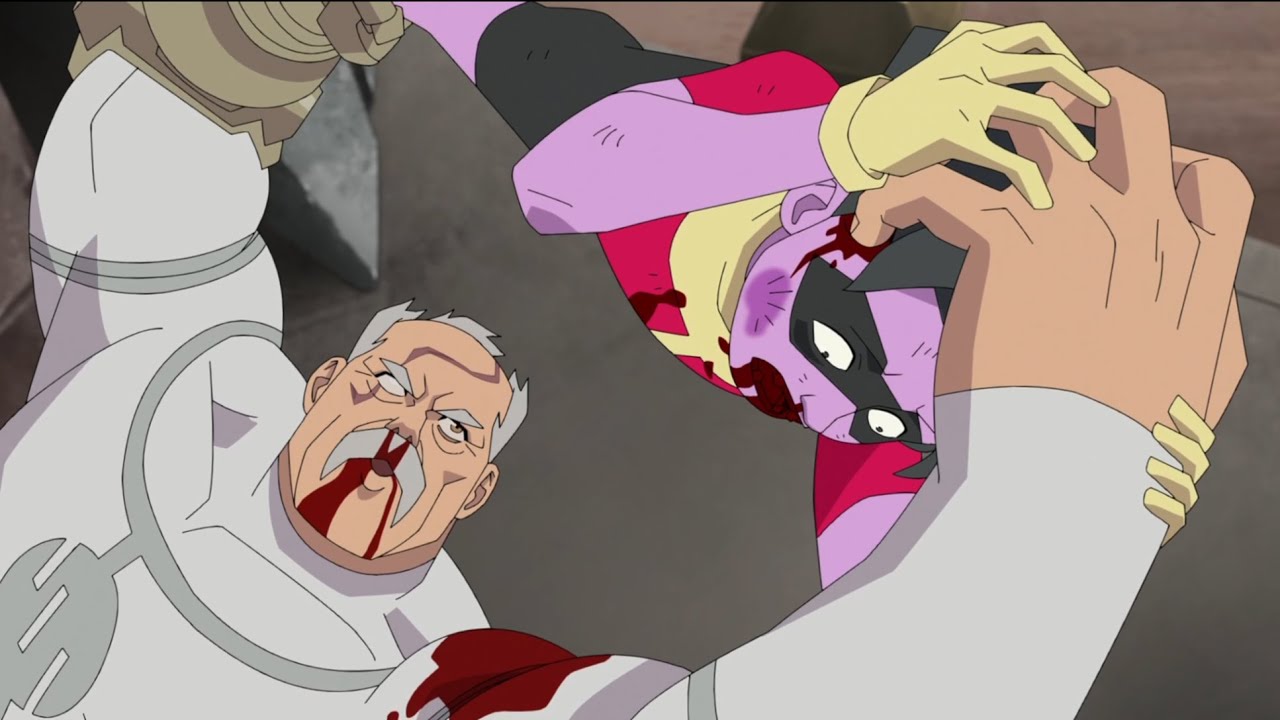Conquest Tearing Oliver Apart Invincible Season 3 Episode 8 Youtube
