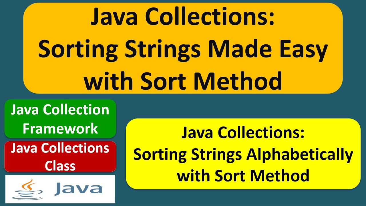 Java Collections Sorting Strings Made Easy With Sort Method Java