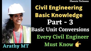 Basic Unit Conversions In Civil Engineering Civil Basi Doovi