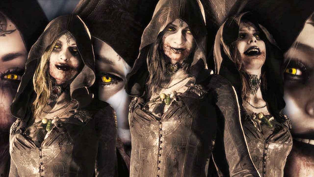 Resident Evil 8 Village All Lady Dimitrescu S Daughters Scenes So Far
