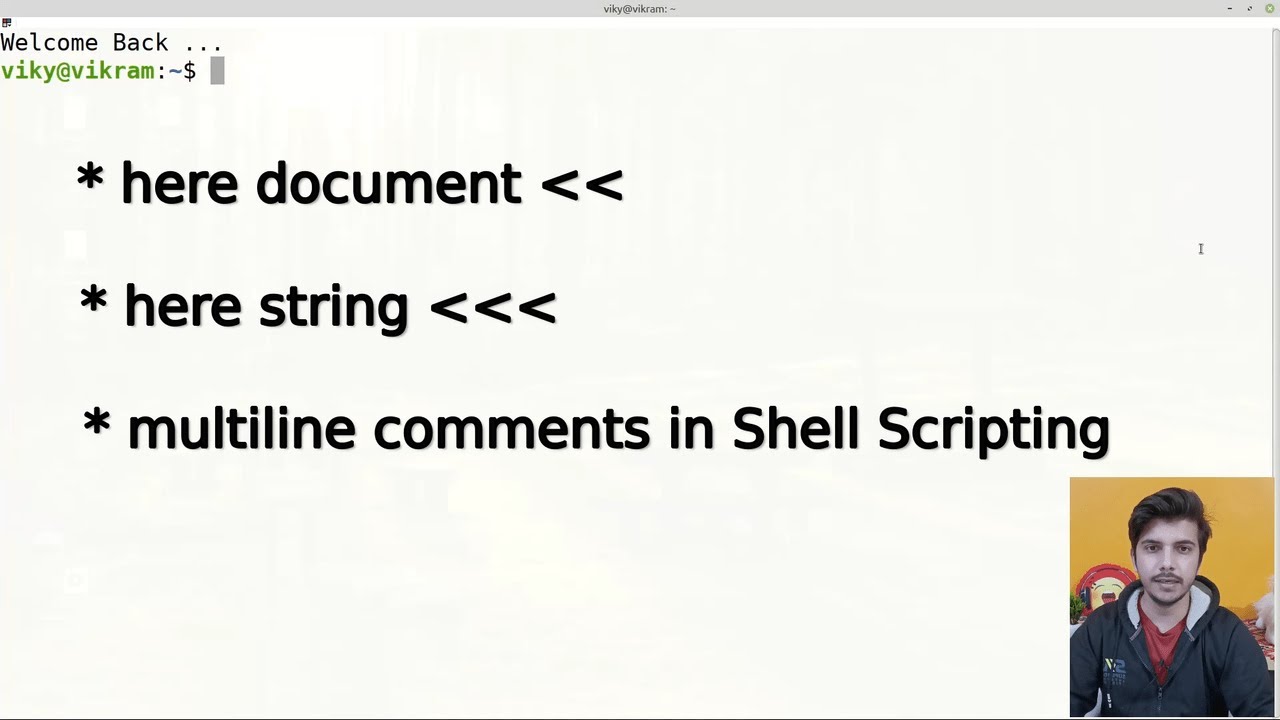 Here Document And Here String In Linux Shell Scripting Multi Line