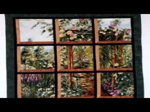 Simple Quilting Patterns Beginner Attic Window Quilt Using Panel Youtube