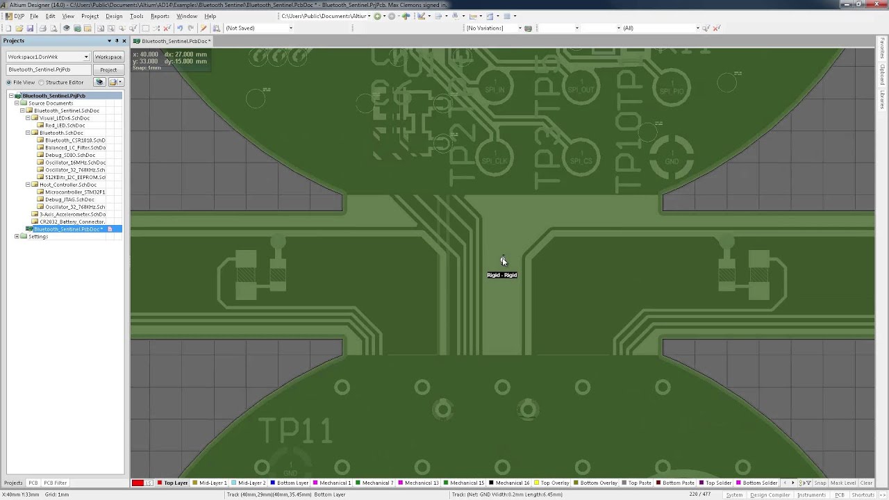 Altium Designer 14 Layer Stack Regions Youtube