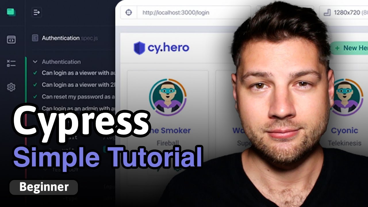 Cypress Testing With React Simple Tutorial Youtube